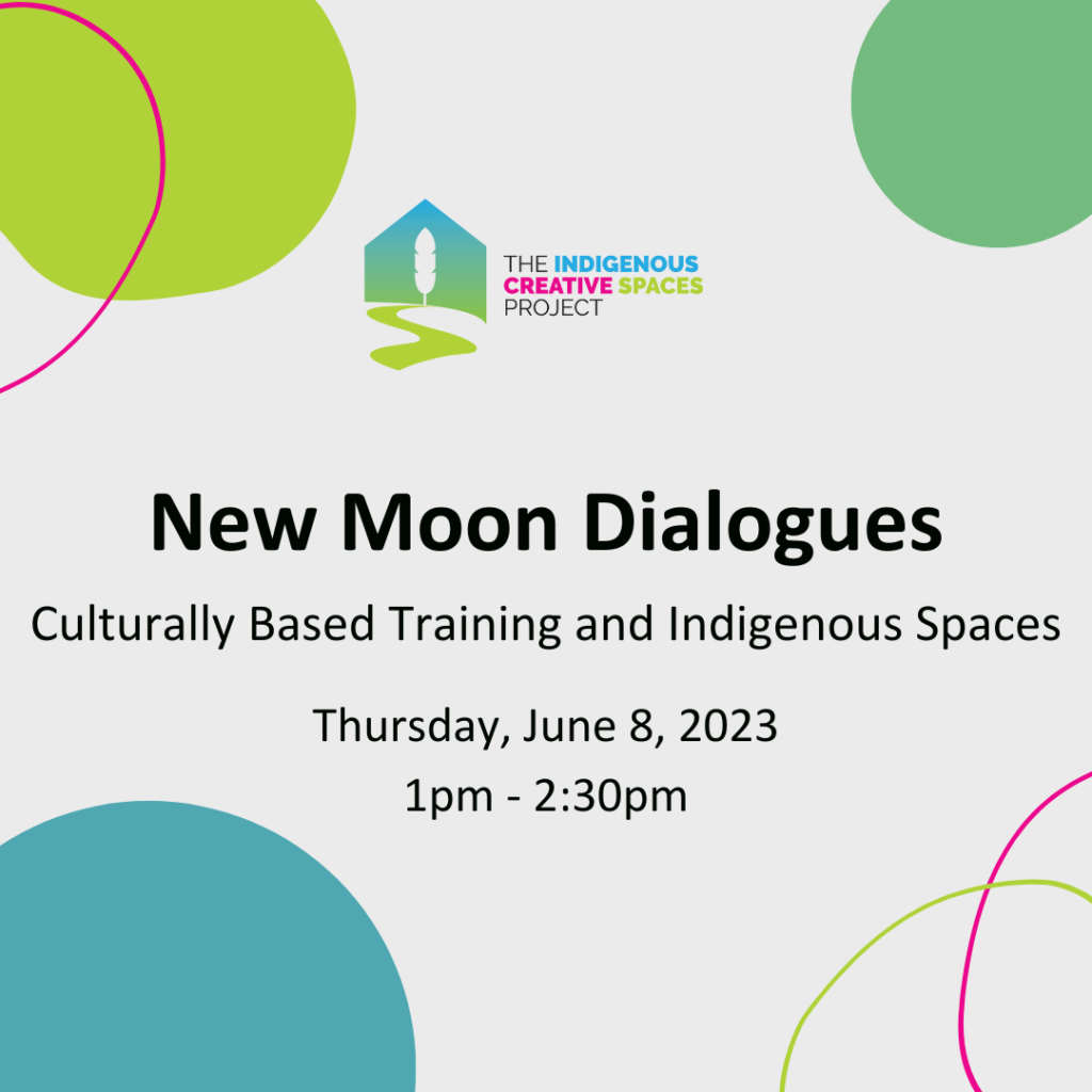 Register for the Final New Moon Dialogue: Culturally Based Training and Indigenous Spaces ...